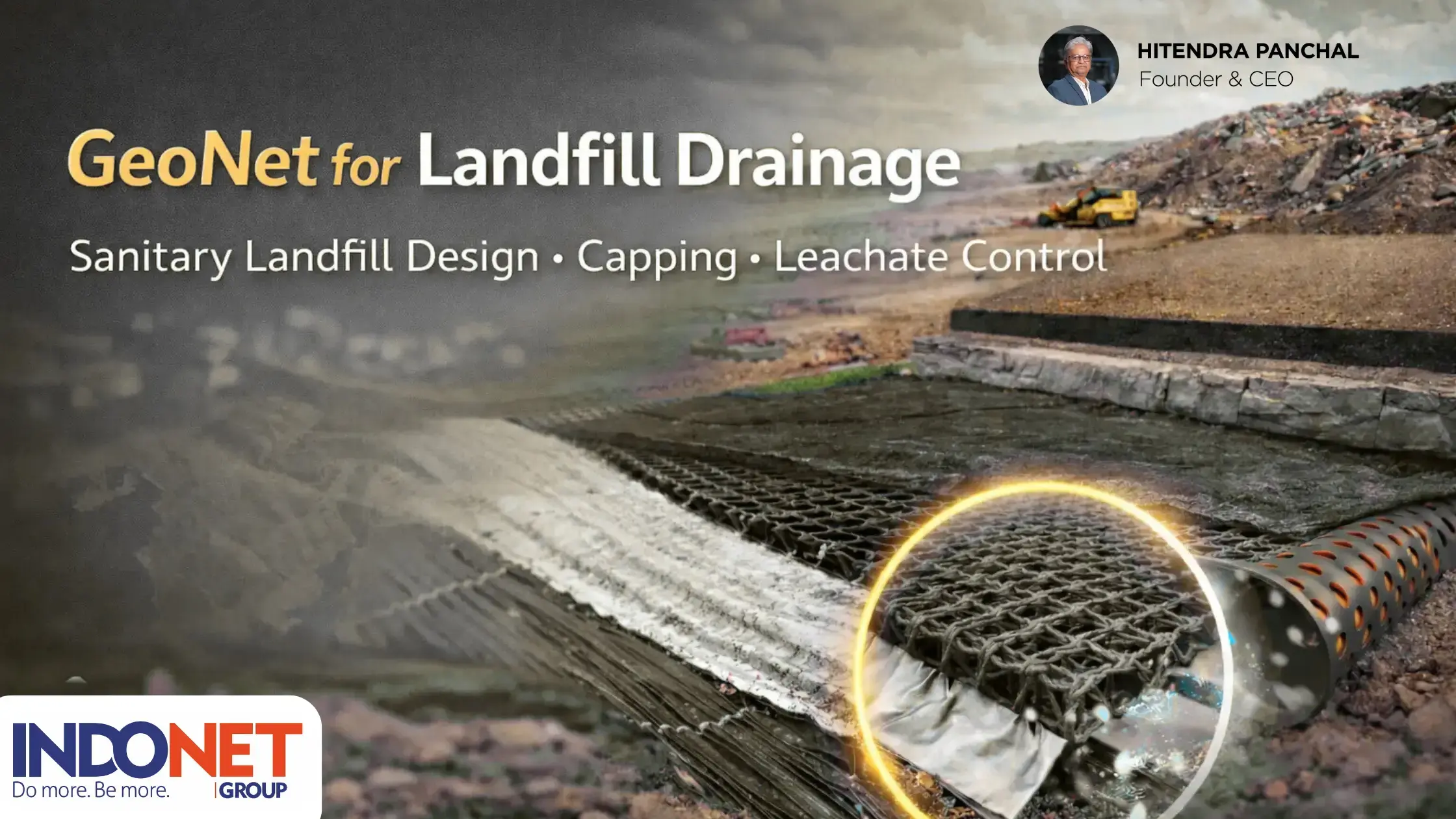 GeoNet for Landfill Drainage: Sanitary Landfill Design & Capping